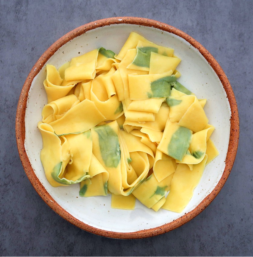 Vegan Herb Laminated Pasta - The Culinary Cloud